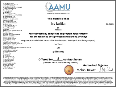 Dr. Lev Kalika DC. RMSK. Managing Director at NYDNR